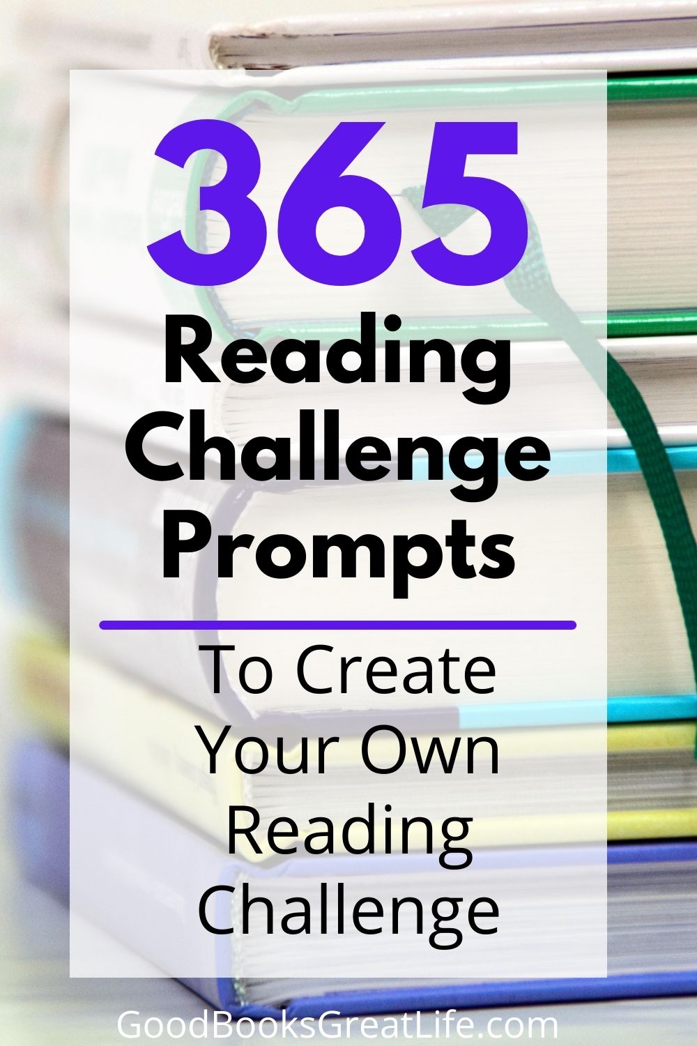 365 Reading Challenge Prompts for Your Next Book Challenge - Good Books ...